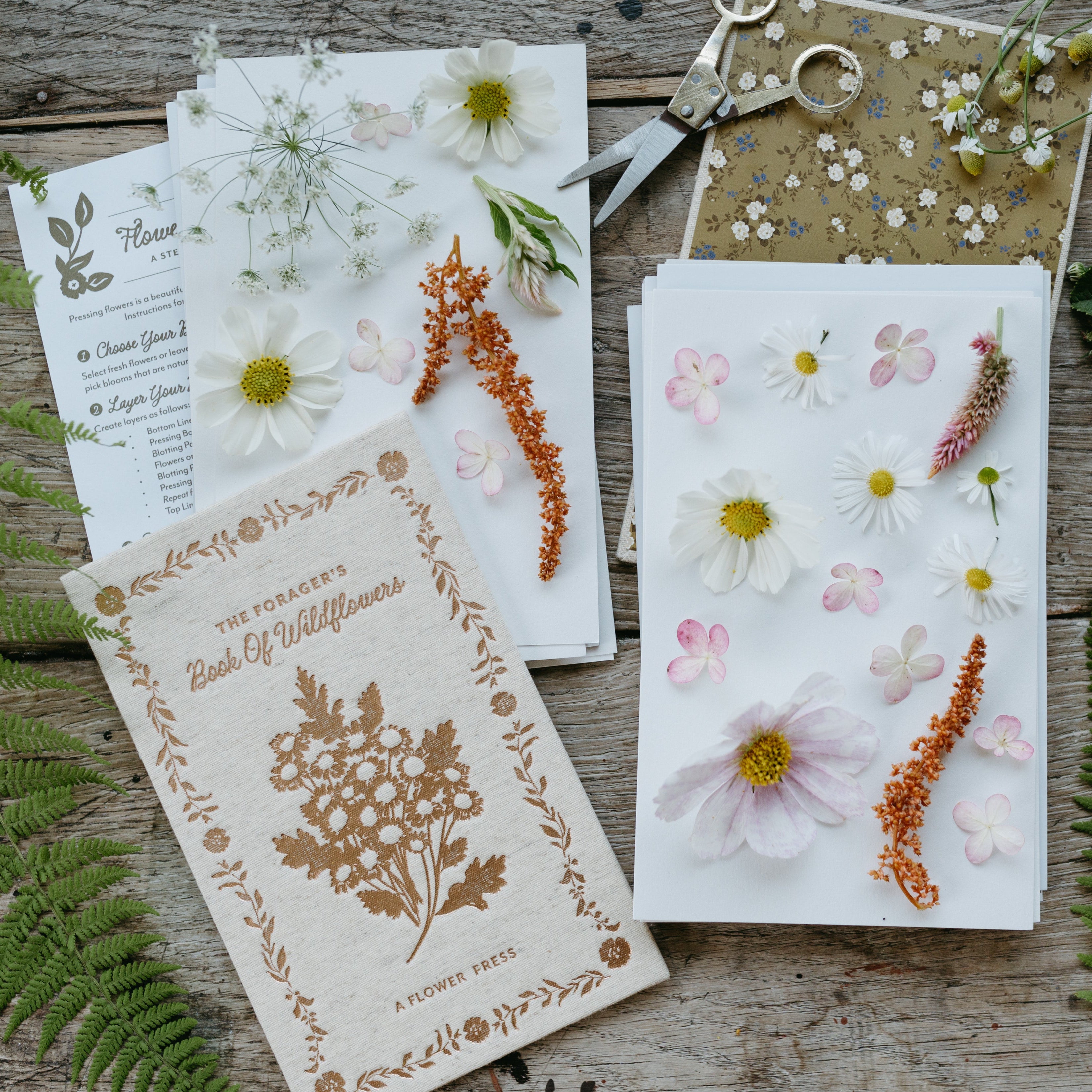 Linen Flower Press: The Forager's Book of Wildflowers – Shop Flowerie